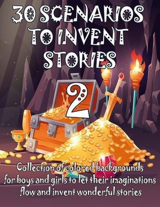 30 SCENARIOS TO INVENT STORIES 2 - Collection of colored backgrounds ...