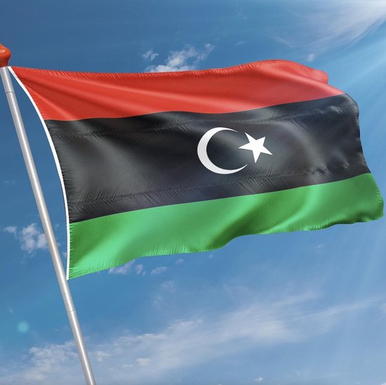Vlag Libië - 200 x 300 cm - Polyester | bol