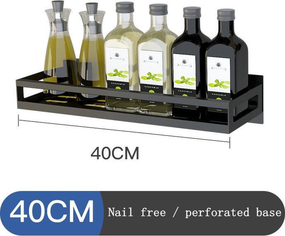 TDR - Kruidenrek / Opbergrek - RVS - Perforatievrij aan de muur ...