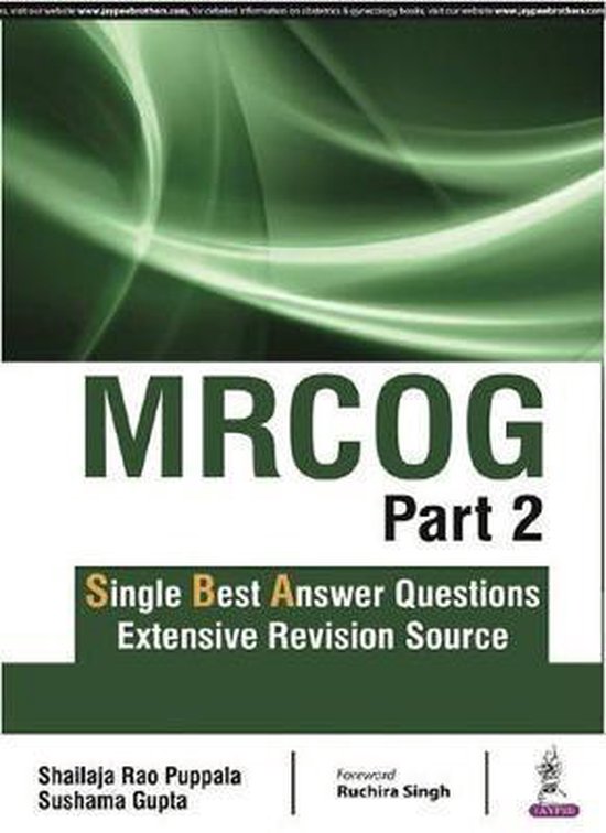MRCOG Part 2 | 9789352701049 | Shailaja Rao Puppala | Boeken | bol