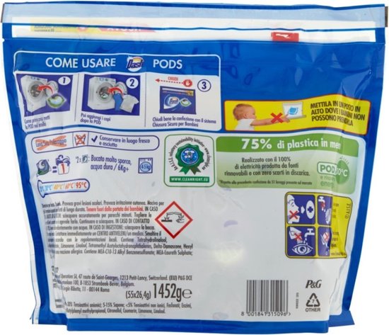 Dash - All in 1 Pods - Amber - 55 Waspods | bol.com