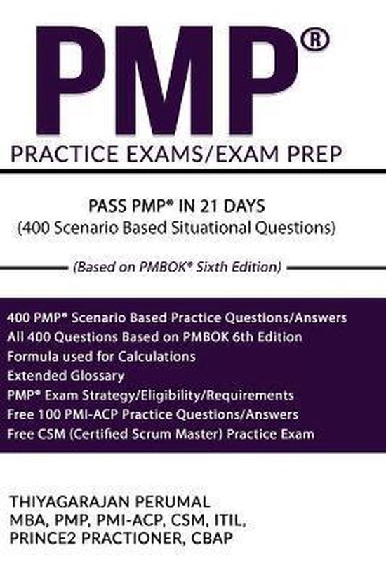 Pmp(r) Exam Study Guide- Pmp(r) Practice Exams, Thiyagarajan Perumal ...