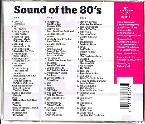 Sound Of The 80's, various artists | CD (album) | Muziek | bol