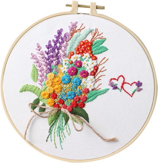 Borduurpakketten Volwassenen - Voorbedrukt Borduurpakket - Hobby en Creatief -... | bol