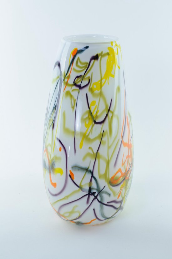 Fidrio vaas organic Spirelli - decoratieve vaas - glazen vaas - vase ...