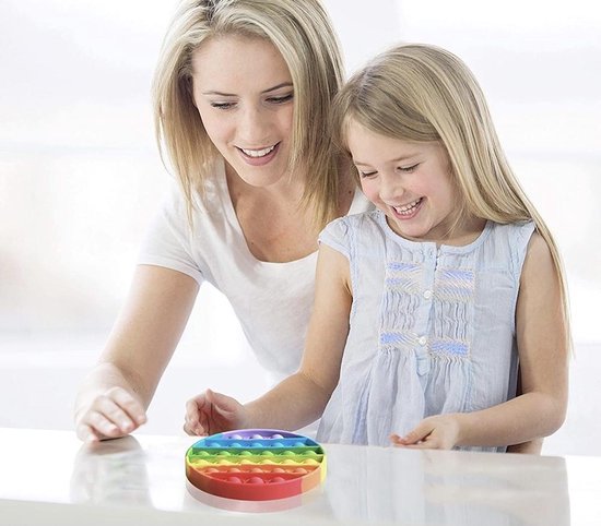 ZTWK© - Fidget toys pop it - Fidget toys + 1 pea popper - Regenboog ...