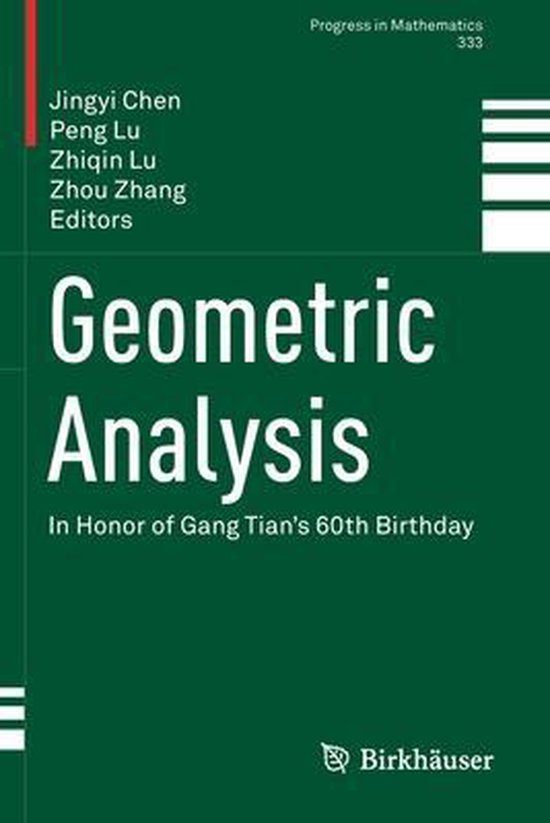 Geometric Analysis | 9783030349554 | Boeken | bol.com