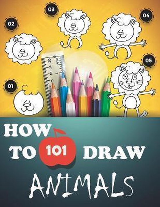 How to Draw 101 Animals, Kevin Rose | 9798665516257 | Boeken | bol.com