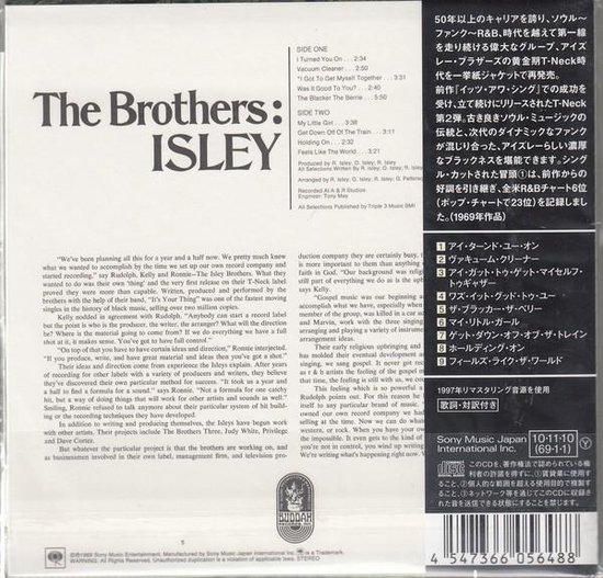 Brothers: Isley, The Isley Brothers | CD (album) | Muziek | bol