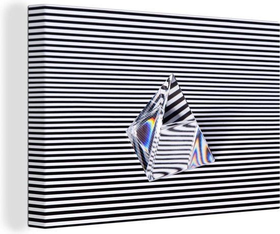 Canvas Schilderijen - Prisma afbeelding met illusie - 150x100 cm ...