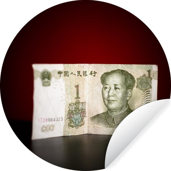 Billet de banque de Chine ou Renminbi Wall Sticker papier peint cercle ...