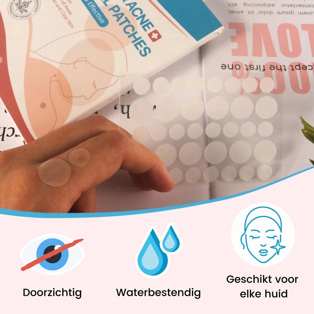 Acne Patches (108x) met Blackhead Remover Set - Puisten pleister ...