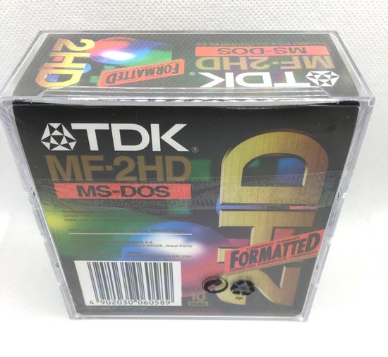 TDK MF-2HD ms-dos 10 x Floppy Disks | bol