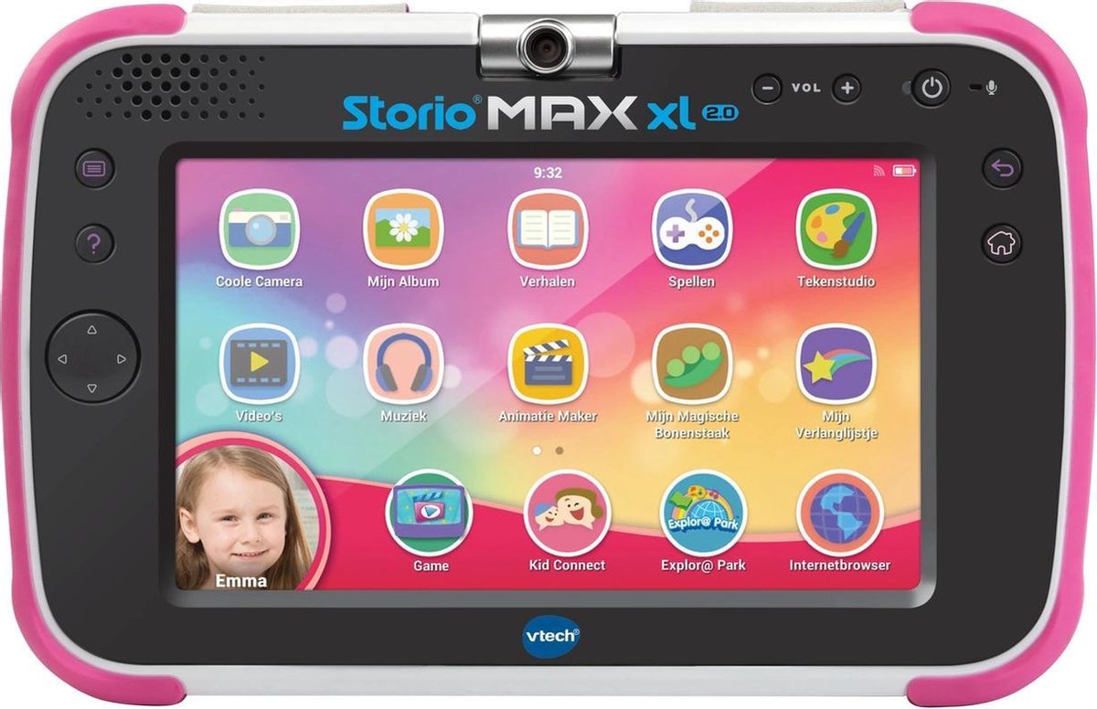 VTech Storio Max - Kindertablet - XL 2.0 Roze | bol.com