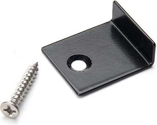 RVS Begin-/eind clips incl. schroeven. Set van 10 stuks. | bol