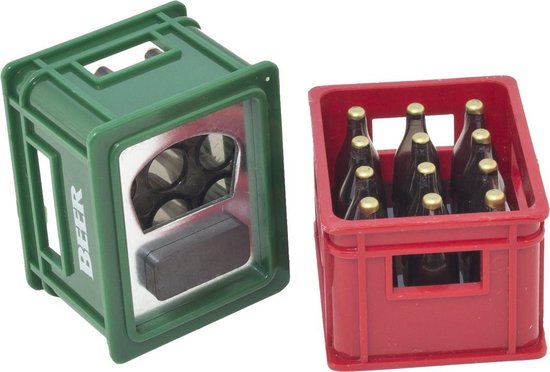 Bieropener (2 stuks) - Bierkrat - Krat - M/Magneet | bol