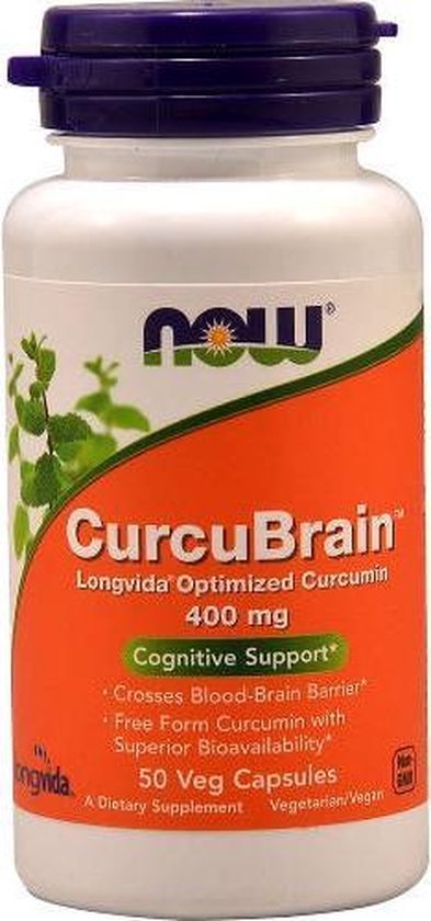 CurcuBrain met Longvida® Curcumin - 50 capsules | bol.com