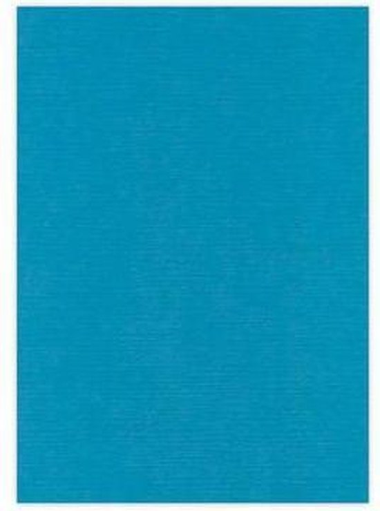 Linnenkarton - A4 - Turqoise | bol