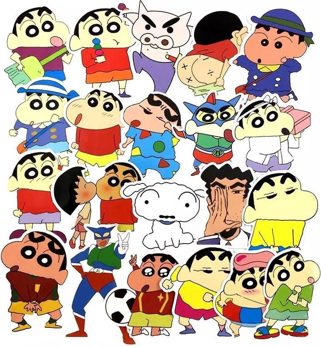 Shin chan 25 stickers ||vinyl graffiti stickers|| VSCO stickers|| | bol.com