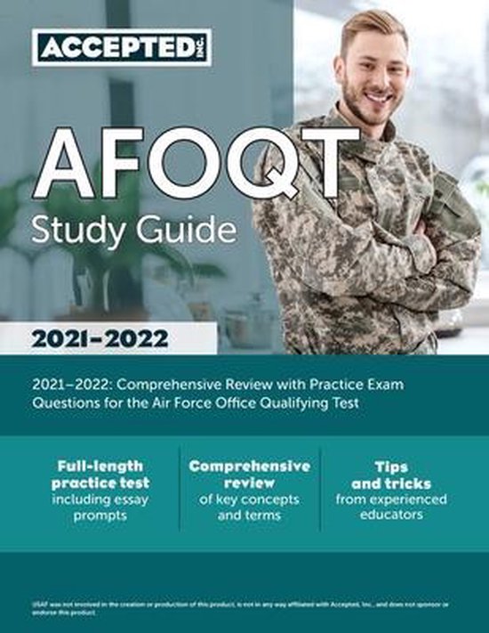 AFOQT Study Guide 2021-2022, Inc Accepted | 9781635309676 | Boeken ...