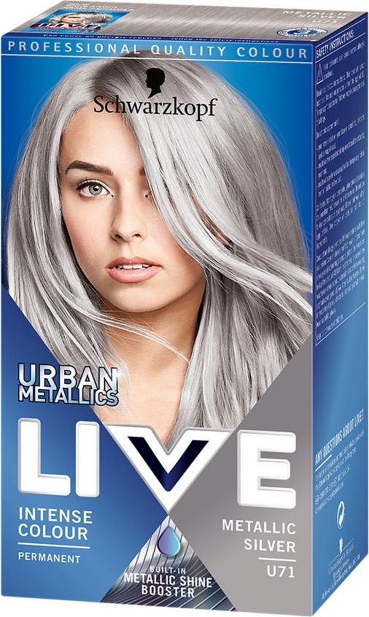 Schwarzkopf Live Permanent haarkleuring Zilver 60 ml | bol.com