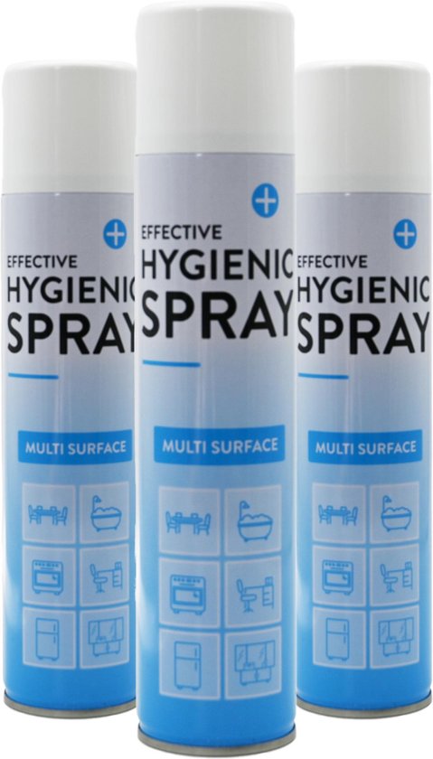 Hygiëne spray multi oppervlakken - Hygiënespray - 3x 300ml | bol