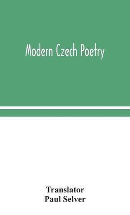 Modern Czech poetry | 9789354048357 | Boeken | bol