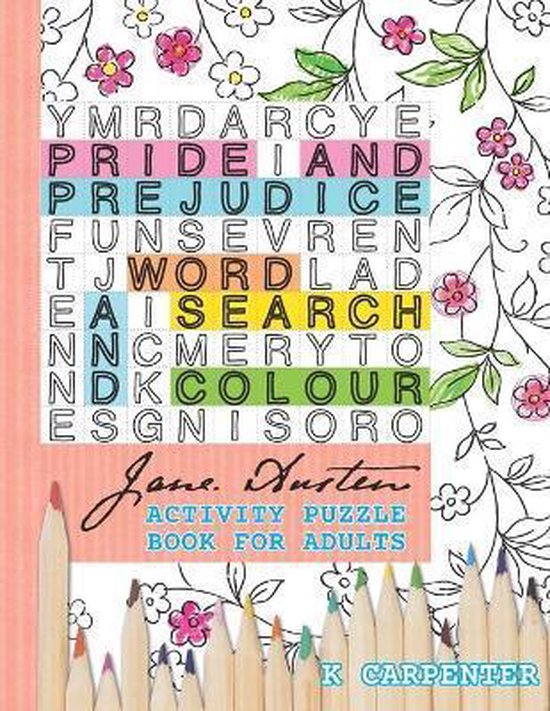 Pride and Prejudice Word Search and Colour, K Carpenter | 9798655500372 ...