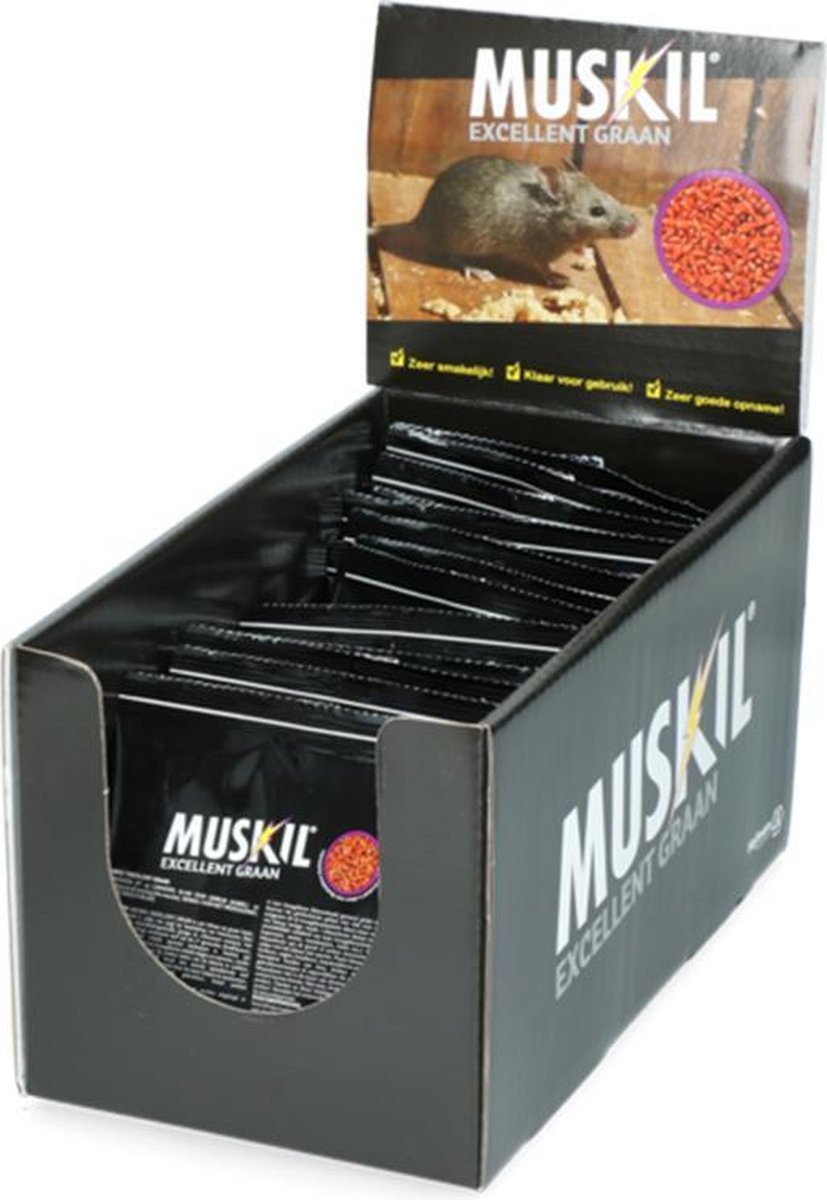 Muskil Excellent granen Muizengif (16x 50gr) | bol.com