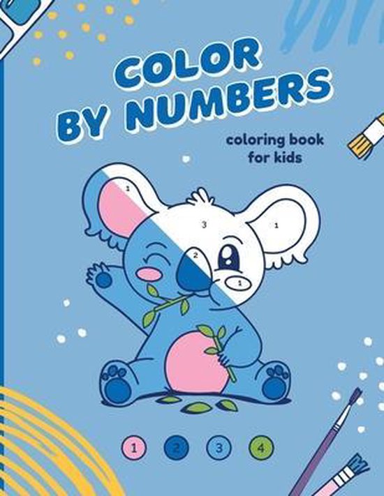 Color By Number Books For kids: 30 Unique Color By Number Design for ...
