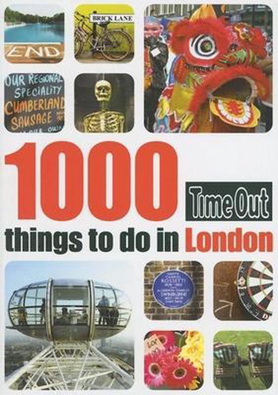 1000 Things To Do In London, Time Out | 9781846700125 | Boeken | bol.com