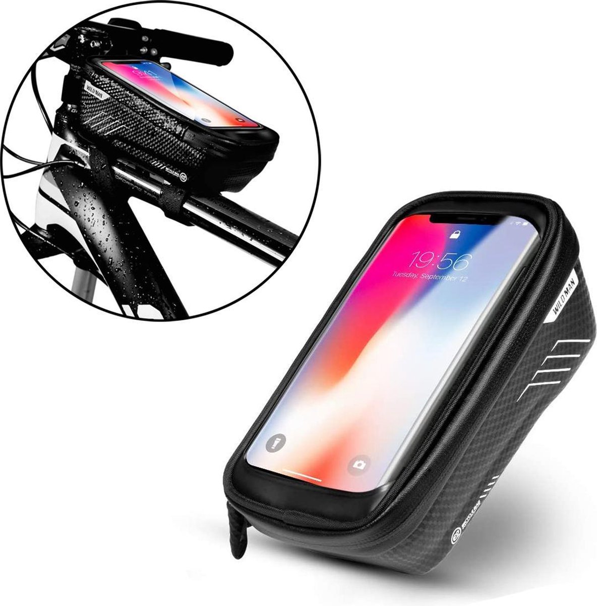 Telefoonhouder Fiets Waterdicht - Waterdicht - Telefoonhouder motor ...