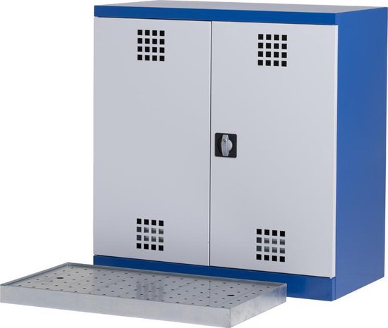 Chemiekast | gevaarlijke stoffen opslag | chemicaliënkast | 100x95x50 ...