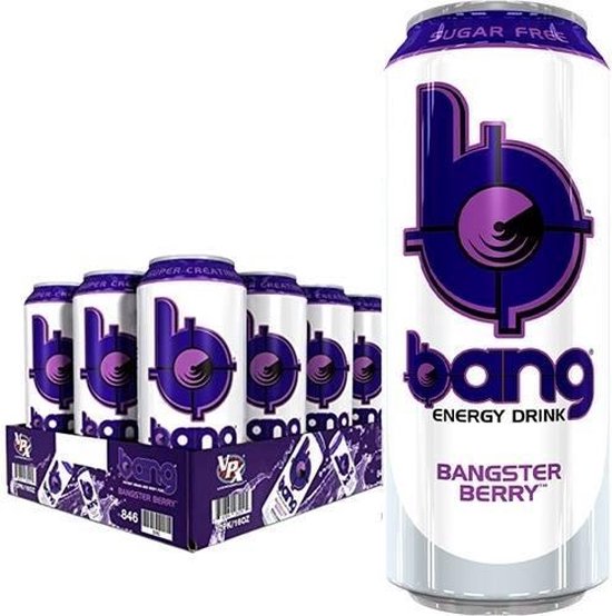 Bang Energy Drink RTD 12x 500ml Bangster Berry | bol