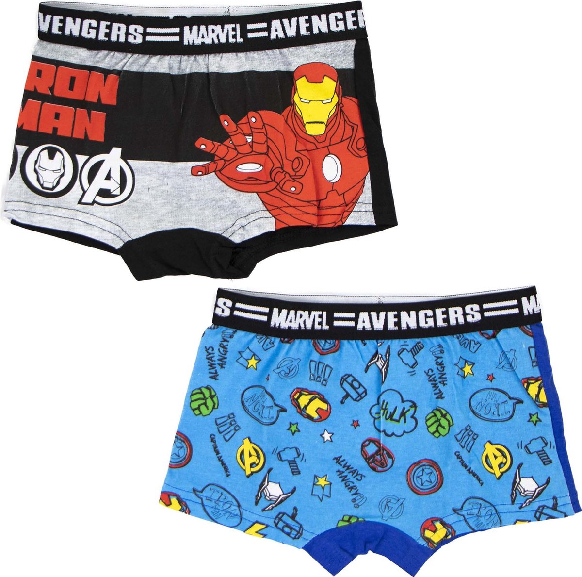 Avengers Iron Man - Boxershort 2-Pak - 4-5 Jaar - 104-110 | bol.com