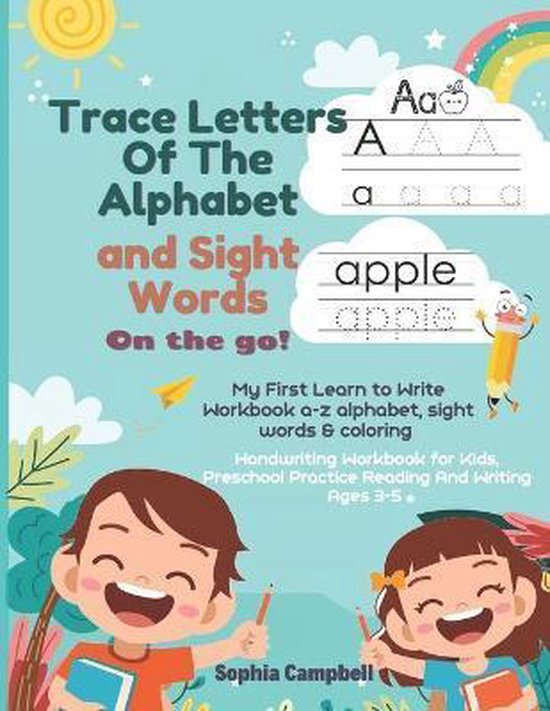 Trace Letters Of The Alphabet and Sight Words on the go: My First Learn ...