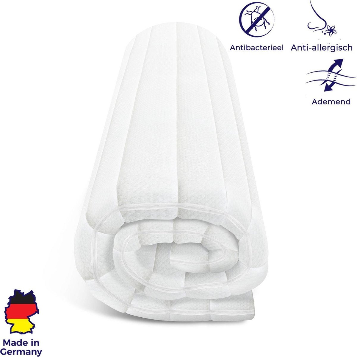Topper - 140x190 - koudschuim - comfort plus tijk - 5 cm hoog | bol.com