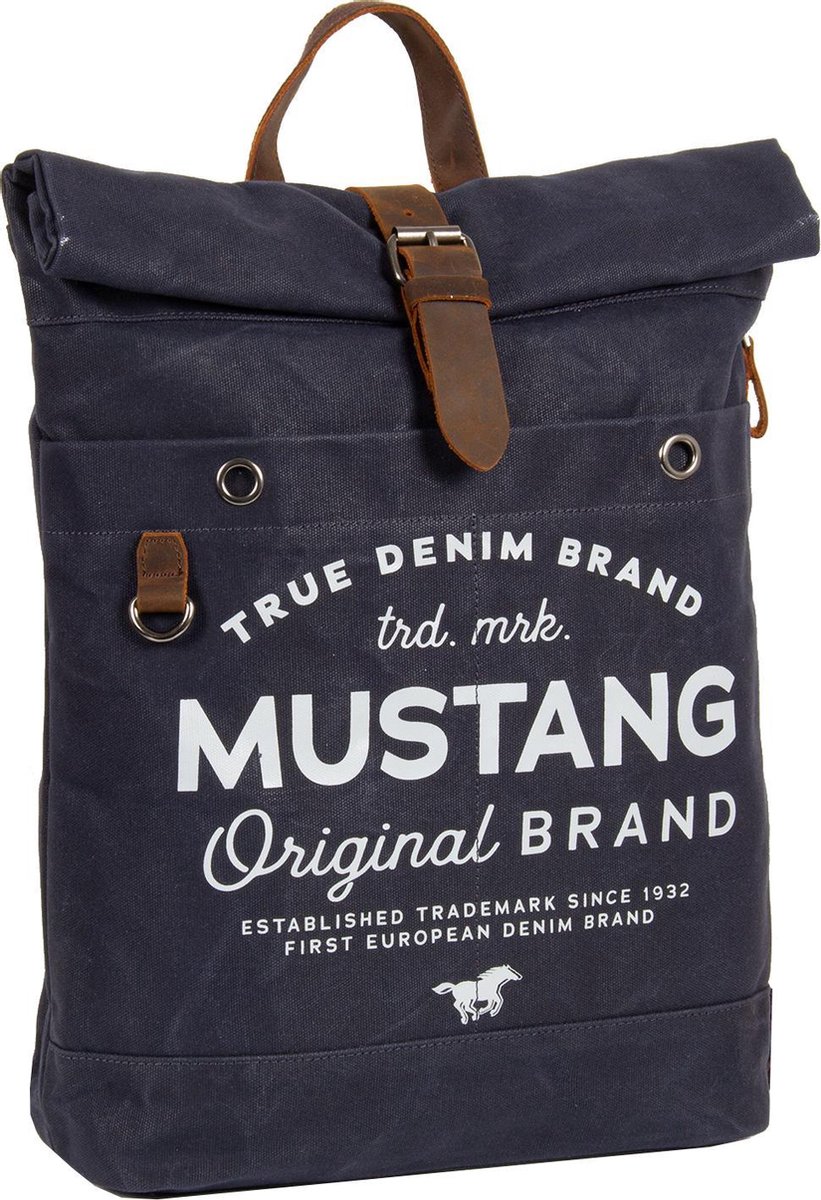 Mustang ® Genua - Rugtas - Rugzak - Backpack - Heavy waxed - Canvas ...