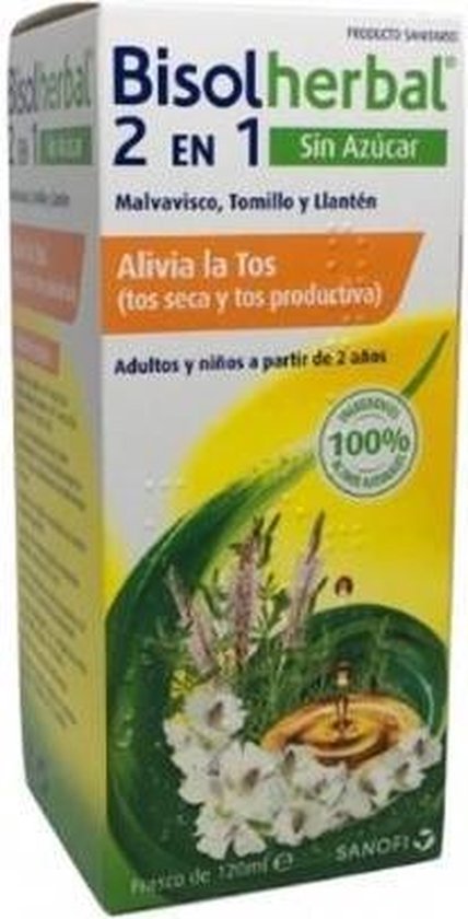 Sanofi Bisolherbal 2en1 Sin Azaocar Tos Seca Y Productiva 120ml | bol