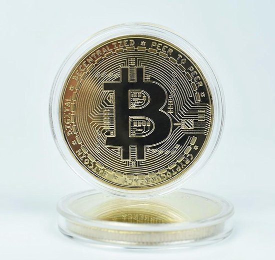 Bitcoin munt - Ethereum munt - Litecoin munt - Set van 3 - Cryptovaluta ...