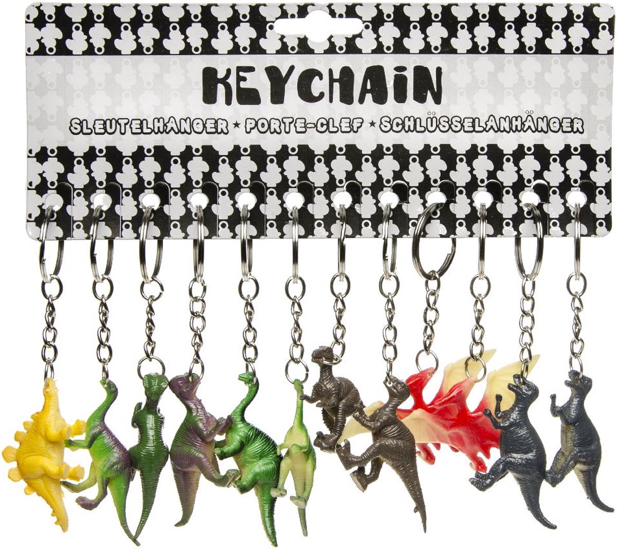 48 Stuks Sleutelhanger Dinosaurus - Dino - Uitdeelcadeaus ...