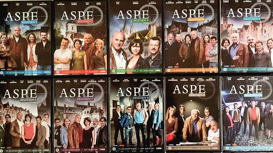 ASPE TV-Serie België 10 Seizoenen Set Compleet! Totaal 110 uur op 31 ...