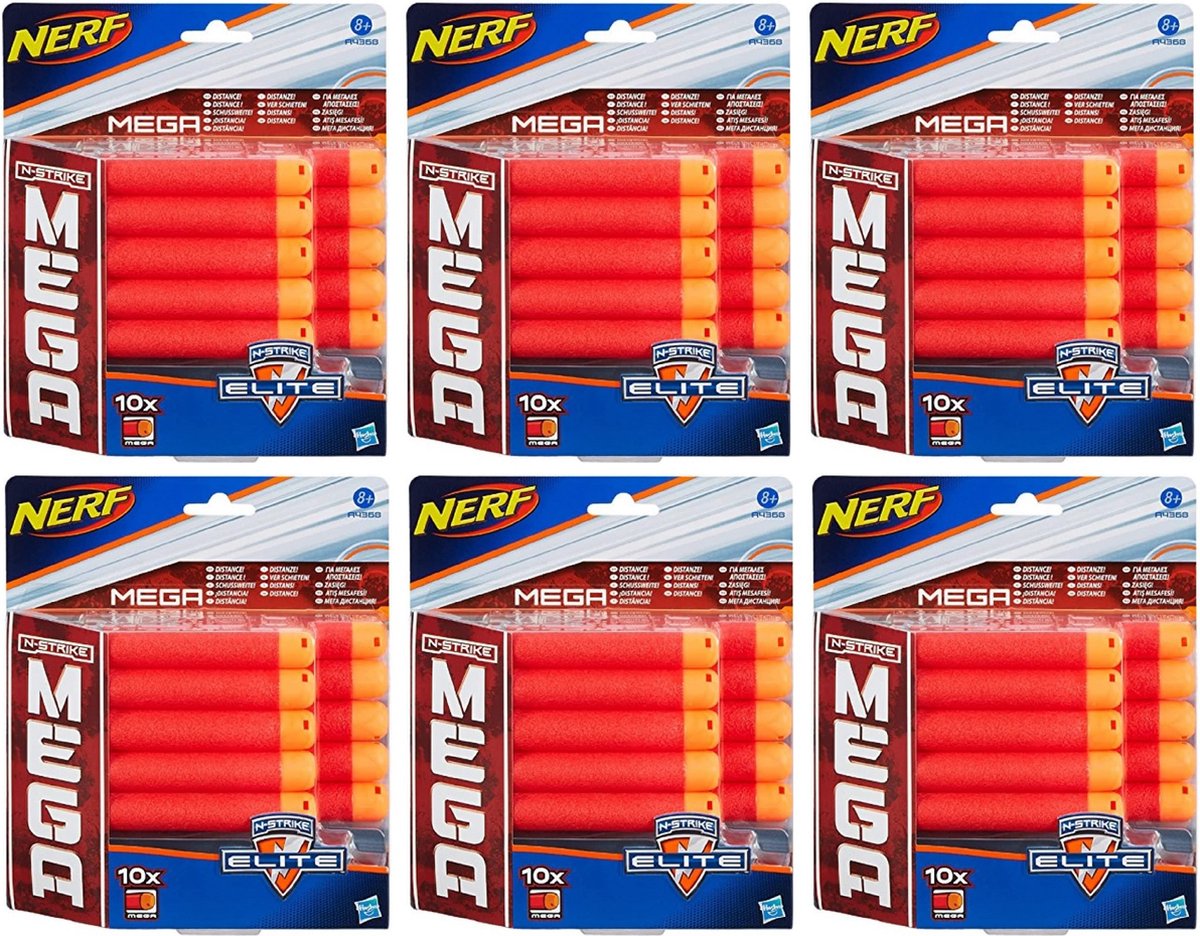 NERF N-Strike Mega Refill - 60 Mega pijlen | bol.com