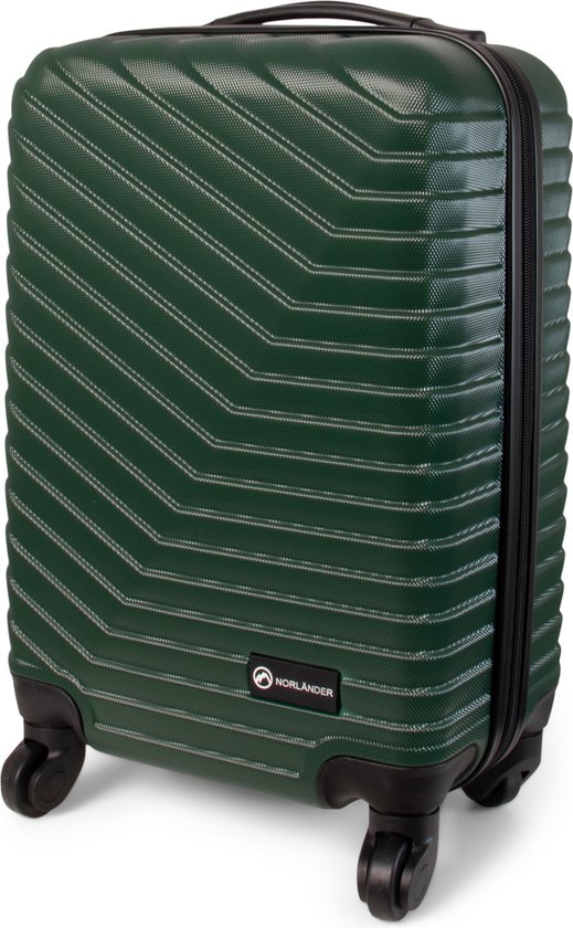 Norlander TMS Handbagagekoffer - Reiskoffer - Trolley - Groen | bol.com