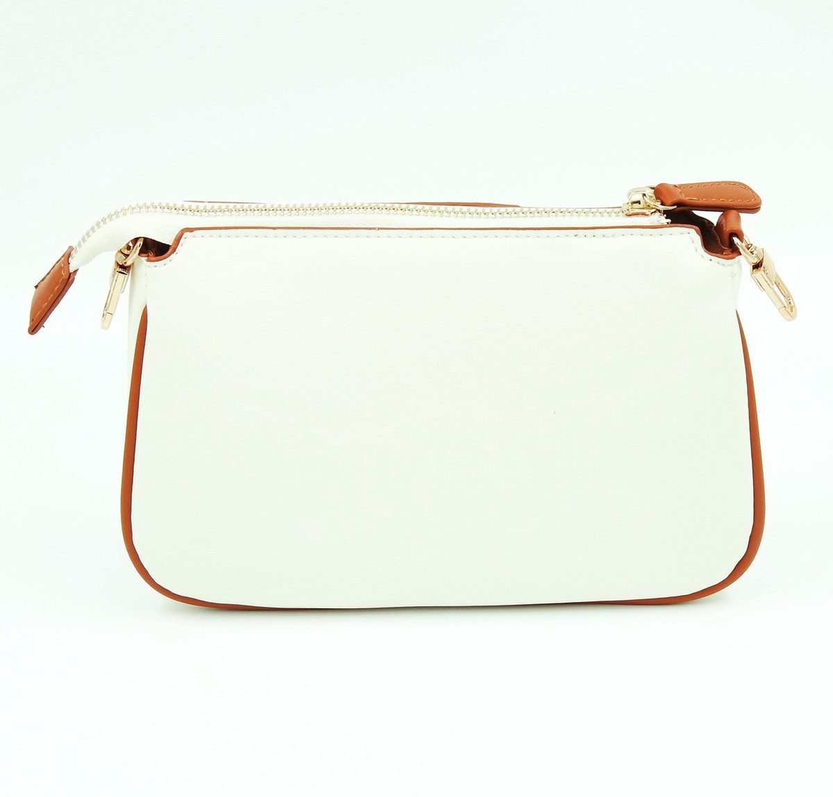 Handtas - Dames - Model Max - Schouderketting - Wit - Small - Crossbody ...