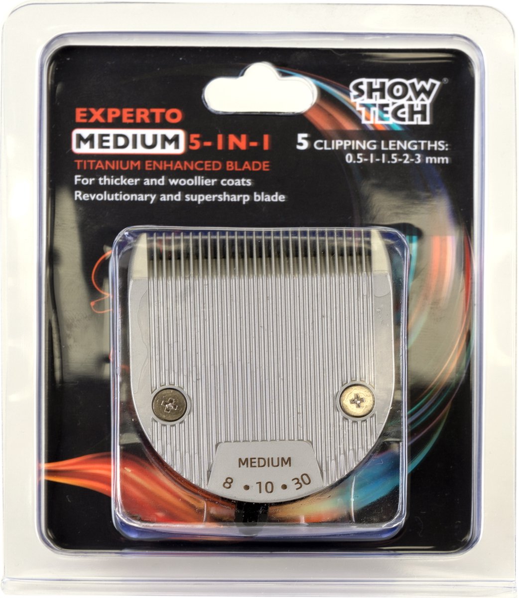 Show Tech - Experto - Medium 5 in 1 Scheerkop - Titanium | bol.com