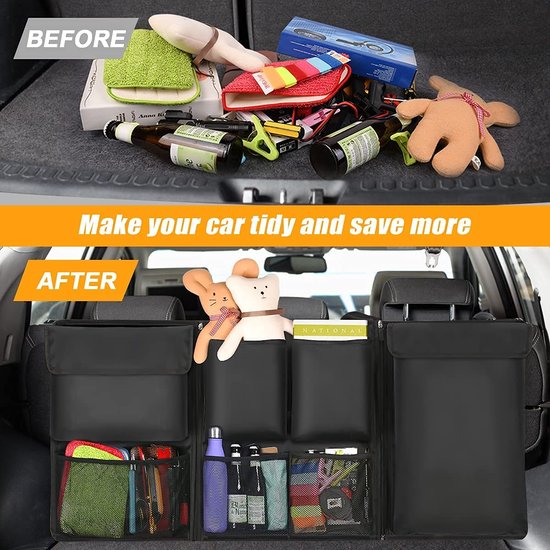 MONTKIARA Kofferbakorganizer voor de auto, auto-opbergtas, kofferbaktas ...