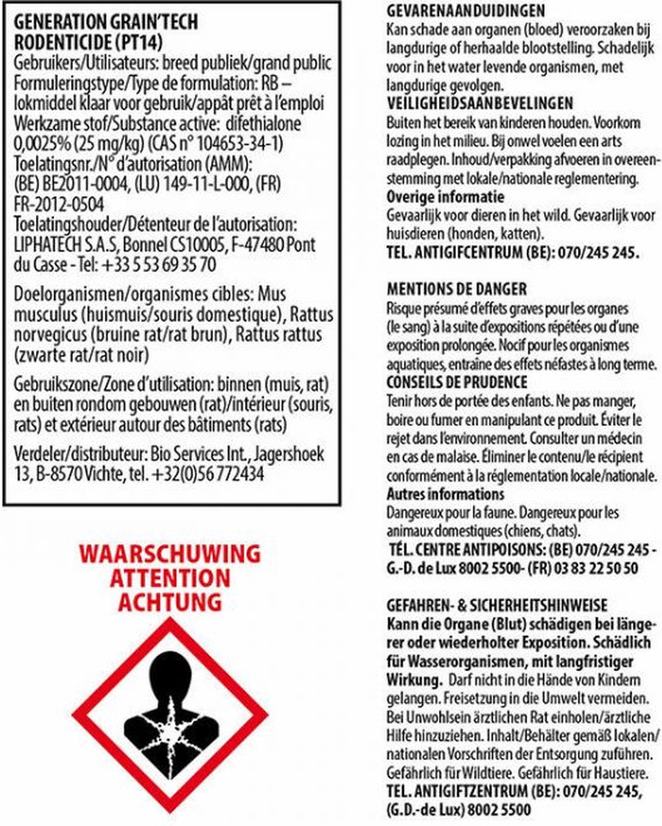 BSI – Graanlokaas tegen muizen – Muizengif - Muizenvergif ...