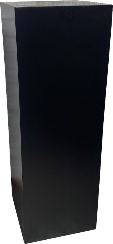 In & Out Deco zuil sokkel pilaar mat zwart 28 x 28 x 80 cm (lxbxh) | bol