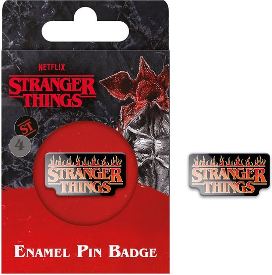 Stranger Things 4 (Fire Logo) Emaille Broche | bol.com